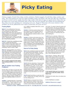 Picky Eating – Pathfinders for Autism