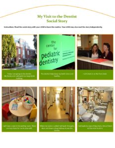 social story dentist by center for pediatric dentistry – Pathfinders ...