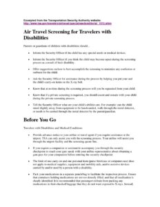 Travel Screening Process – Pathfinders for Autism